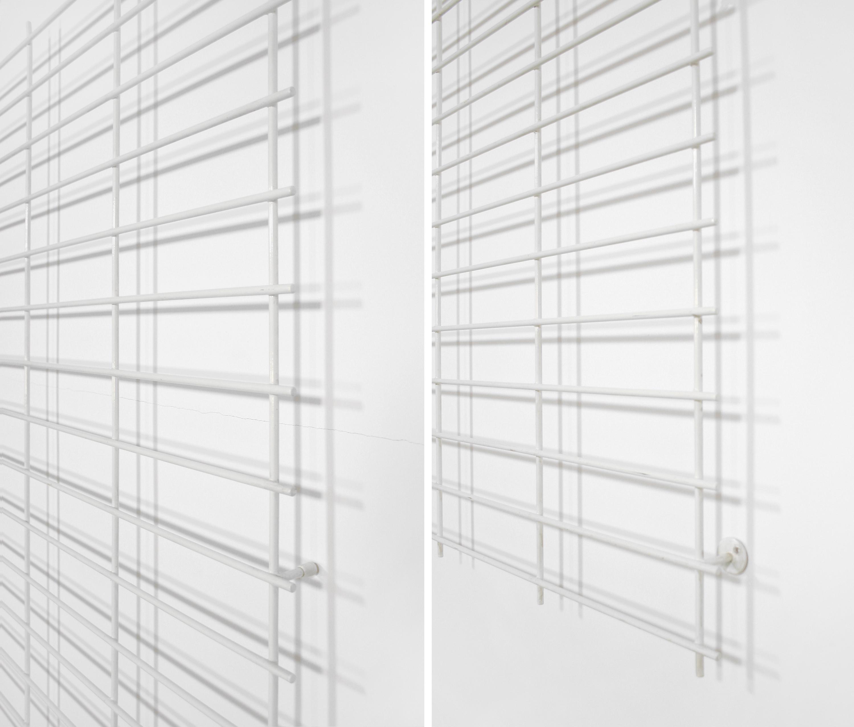 Vintage Friso Kramer Spectrum Dutch Minimalist White Deurne Wire Wall ...