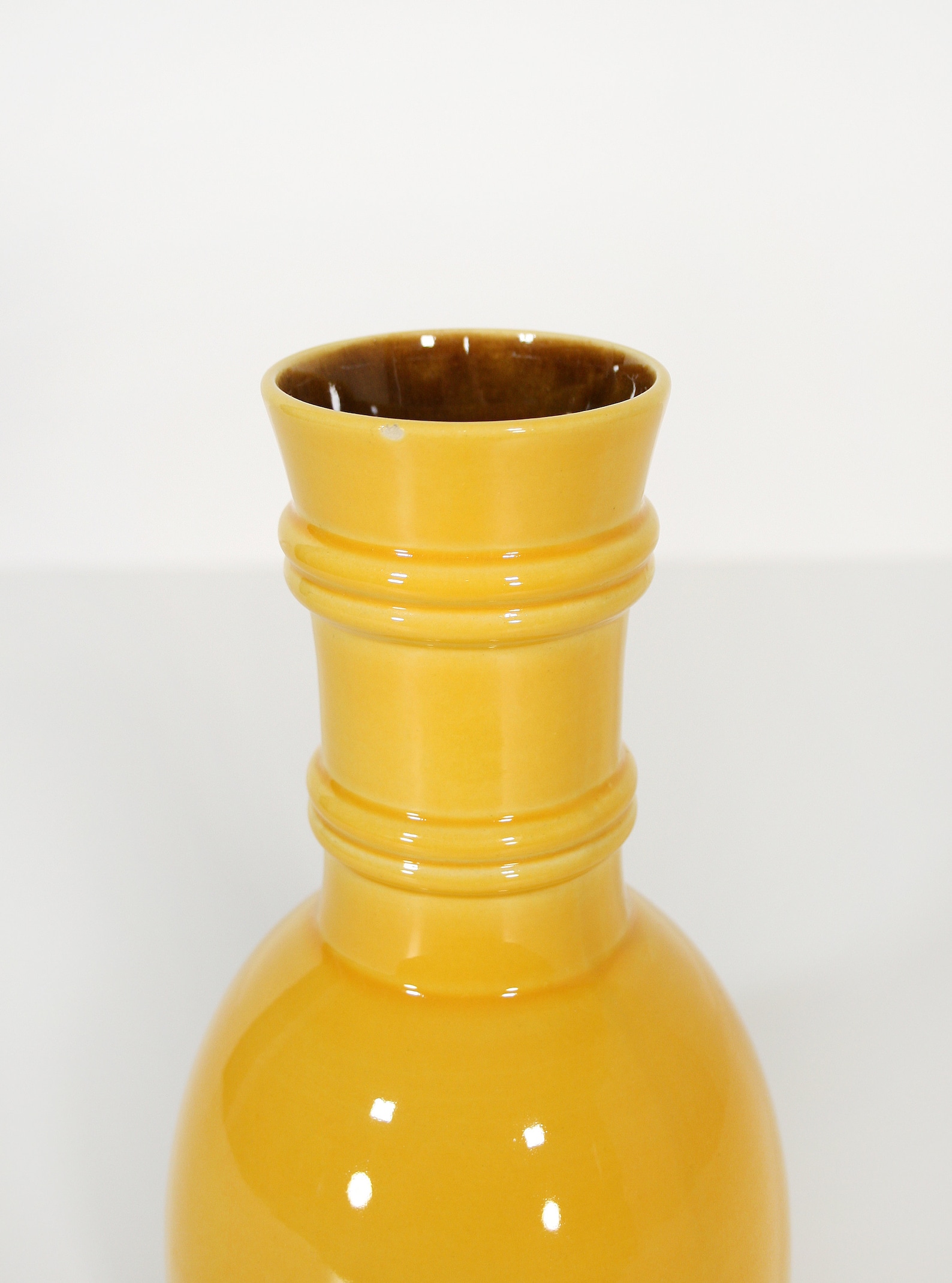 Vintage Vibrant Yellow Steuler Keramik Postmodern Ceramic Vase - Etsy