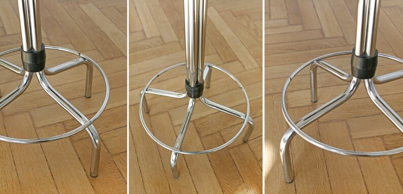 Tall Vintage Octopus Circular Chrome Industrial Bauhaus Black - Etsy