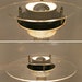Vintage Ikea Cirkel Postmodern Acrylic Metal Desk Lamp UFO Retro Mid ...