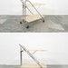 Vintage Creamy Beige Foldable Minibar Side End Table Dumbwaiter Bar ...