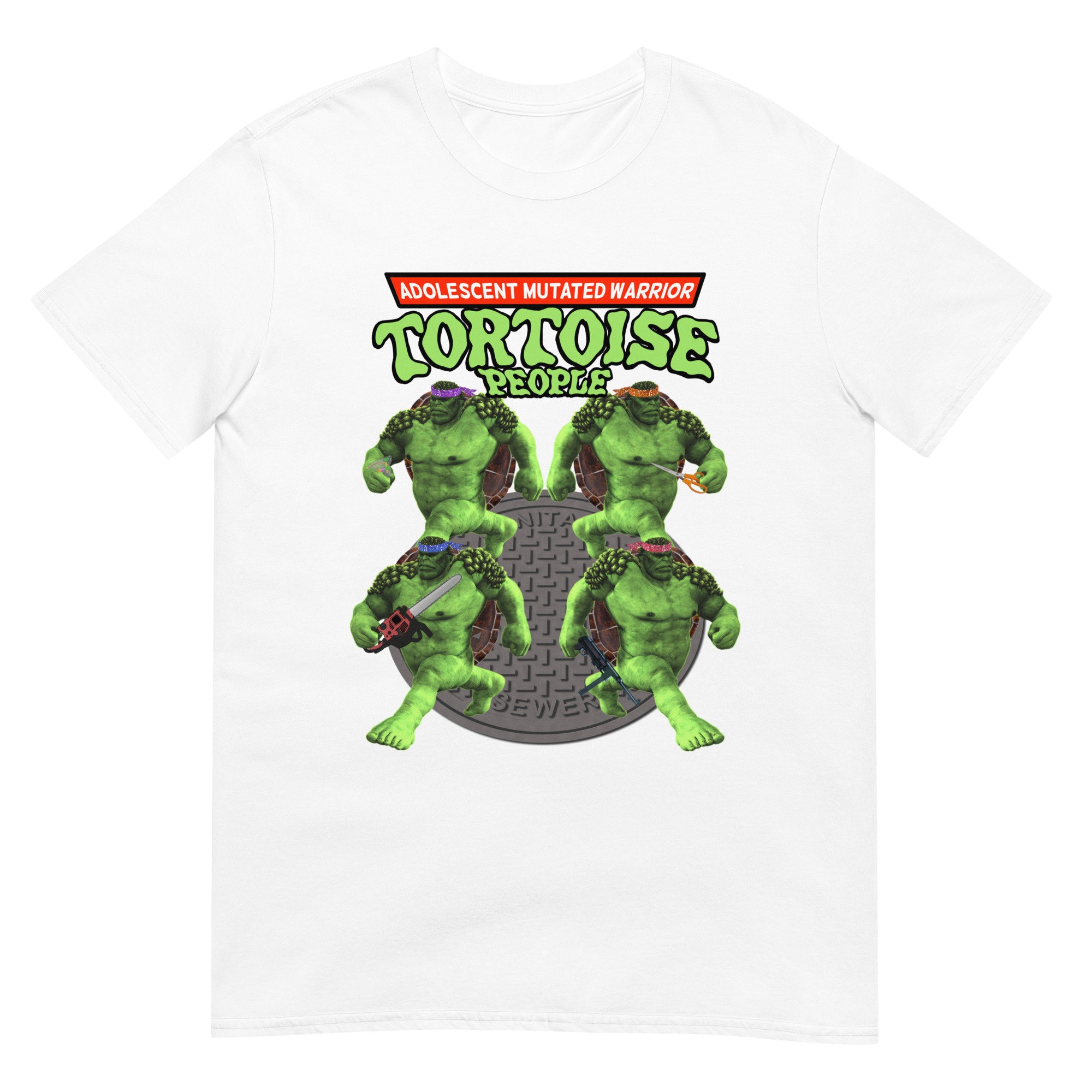 Adolescent Mutated Warrior Tortoise People - Knock off Parody Superhero ...