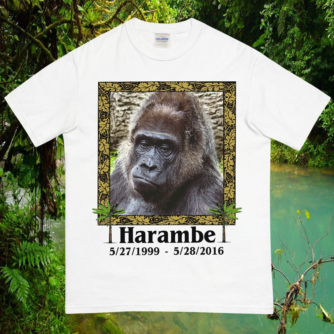 Harambe Memorial We Love You Harambe Rest in Peace - Etsy