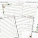 PRINTABLE Budget Planner, Undated Finance Planning Pages With Baby Deer ...