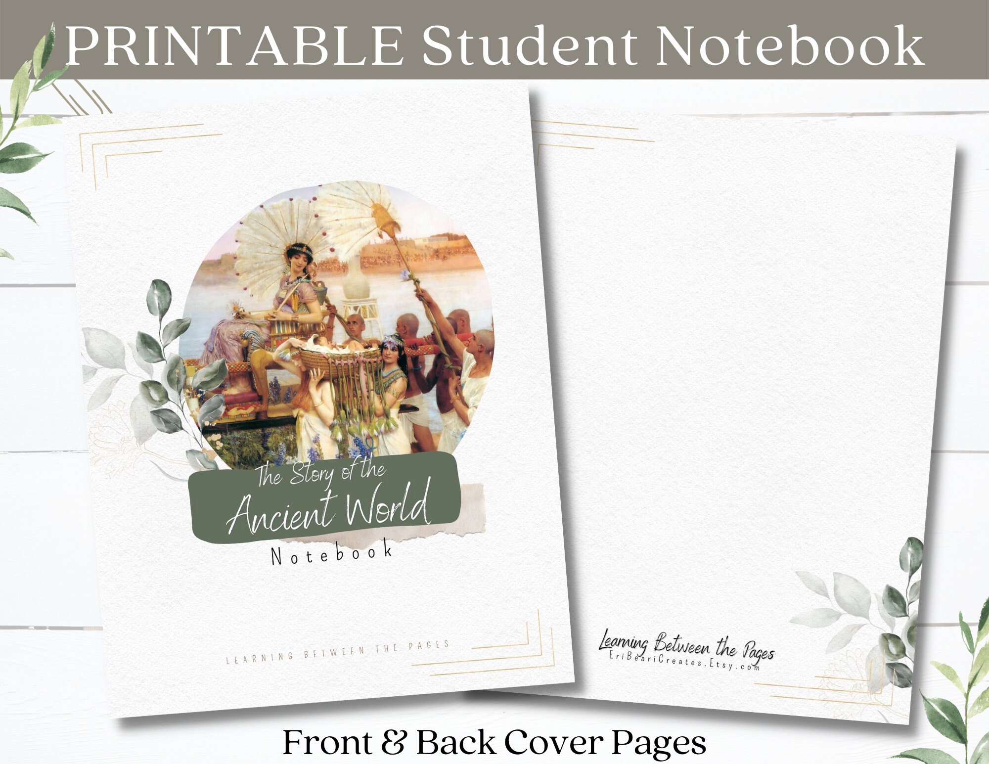 The Story of the Ancient World PRINTABLE Student Notebook for - Etsy