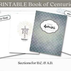 Printable Book of Centuries, Charlotte Mason, Timeline Book for ...