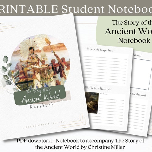 The Story of the Ancient World PRINTABLE Student Notebook for - Etsy