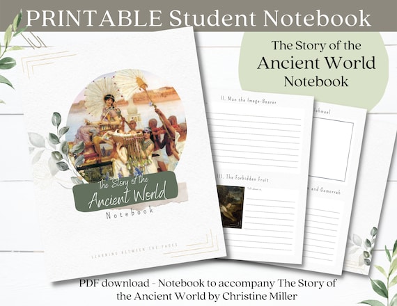 The Story of the Ancient World PRINTABLE Student Notebook for - Etsy