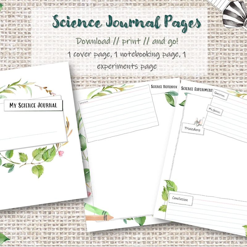Science Notebook - Etsy