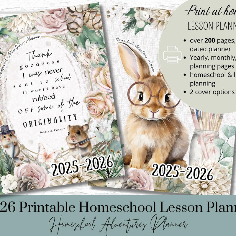 Homeschool Planner - Etsy