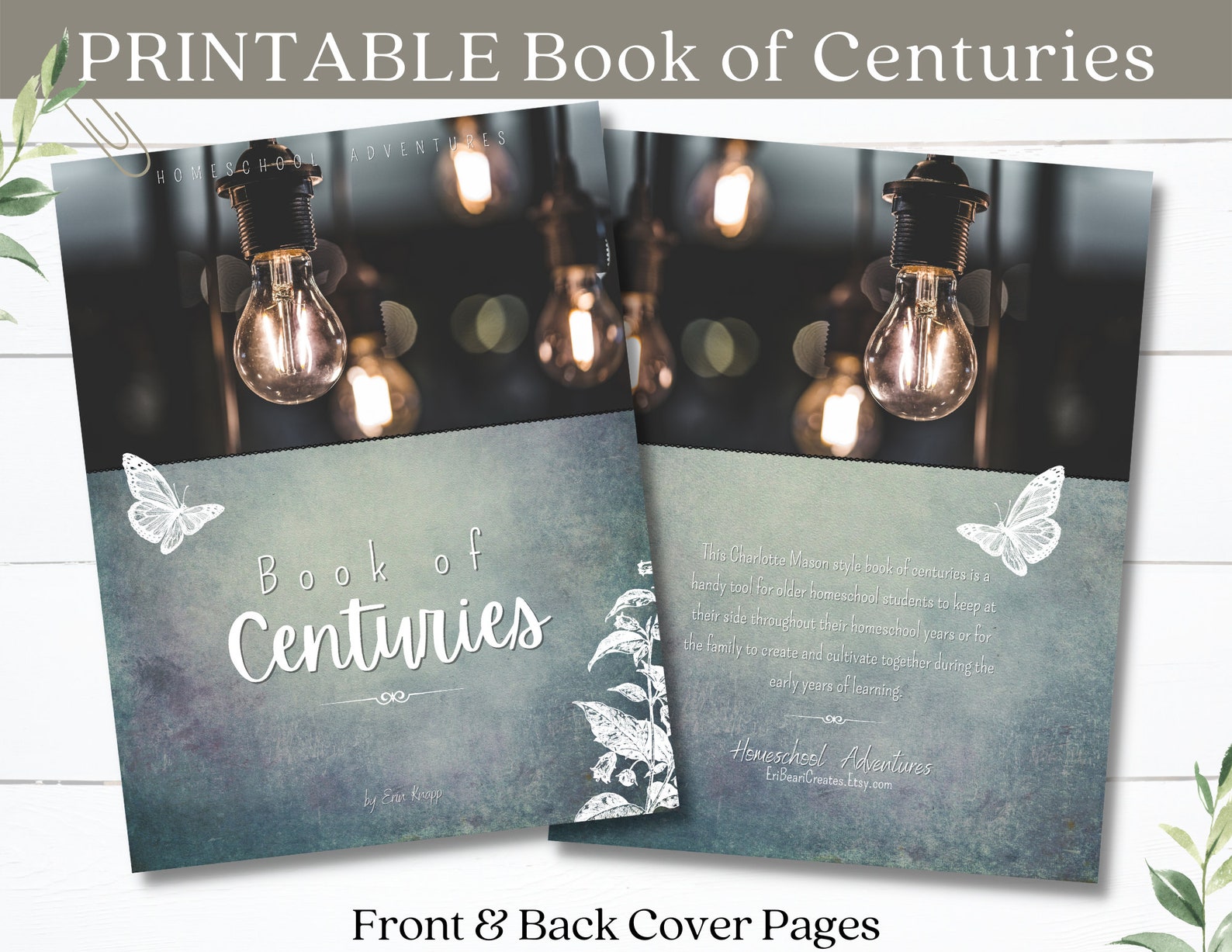 Printable Book of Centuries, Charlotte Mason, Timeline Book for ...