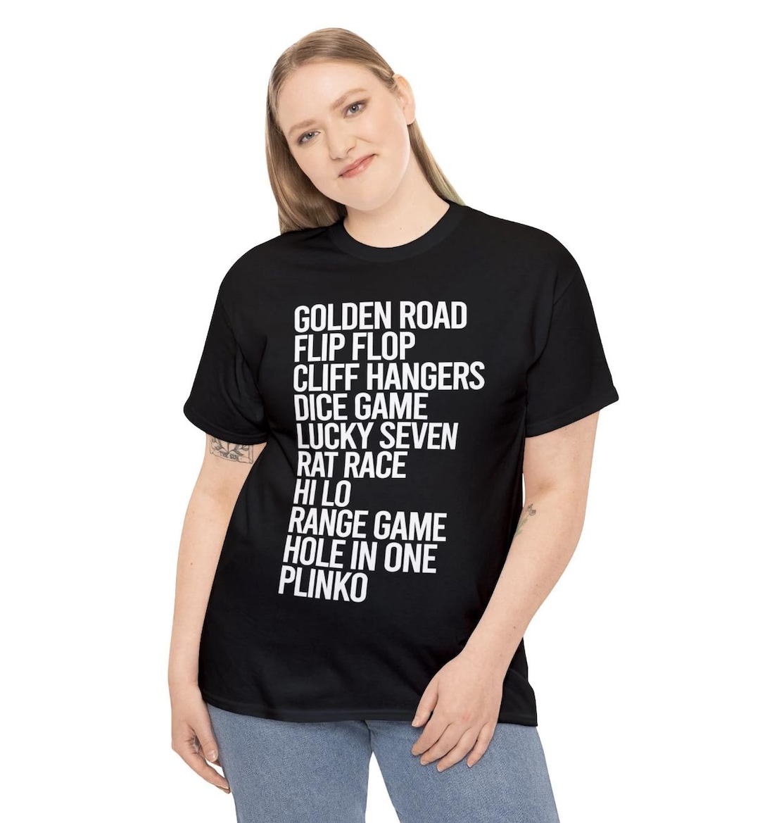 CUSTOM SHIRT - Price is Right List YOUR Favorite Games - Etsy