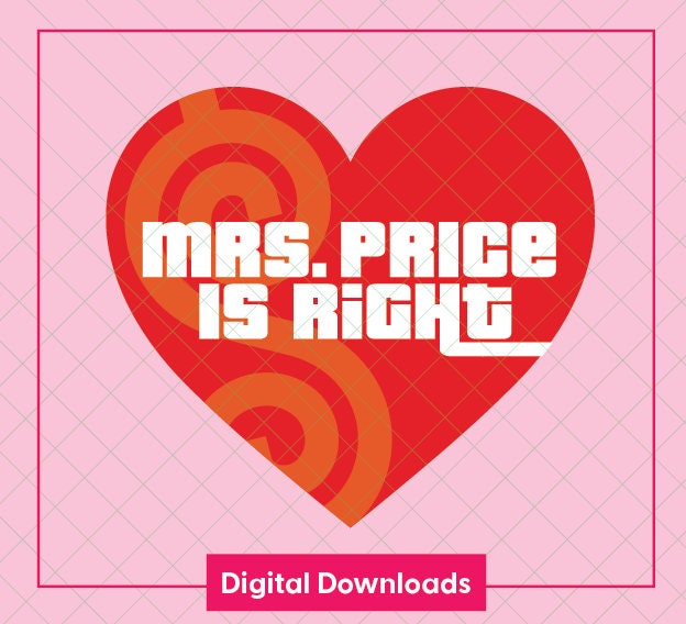 Mr. and Mrs. Price is Right - Two Designs - Digital Downloads - PNG ...