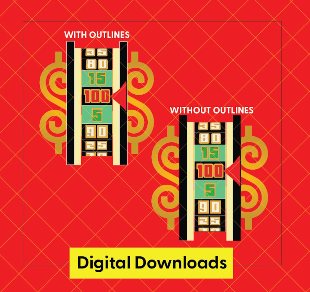 Big Wheel Showcase Showdown - Price is Right - Digital Download - PNG ...