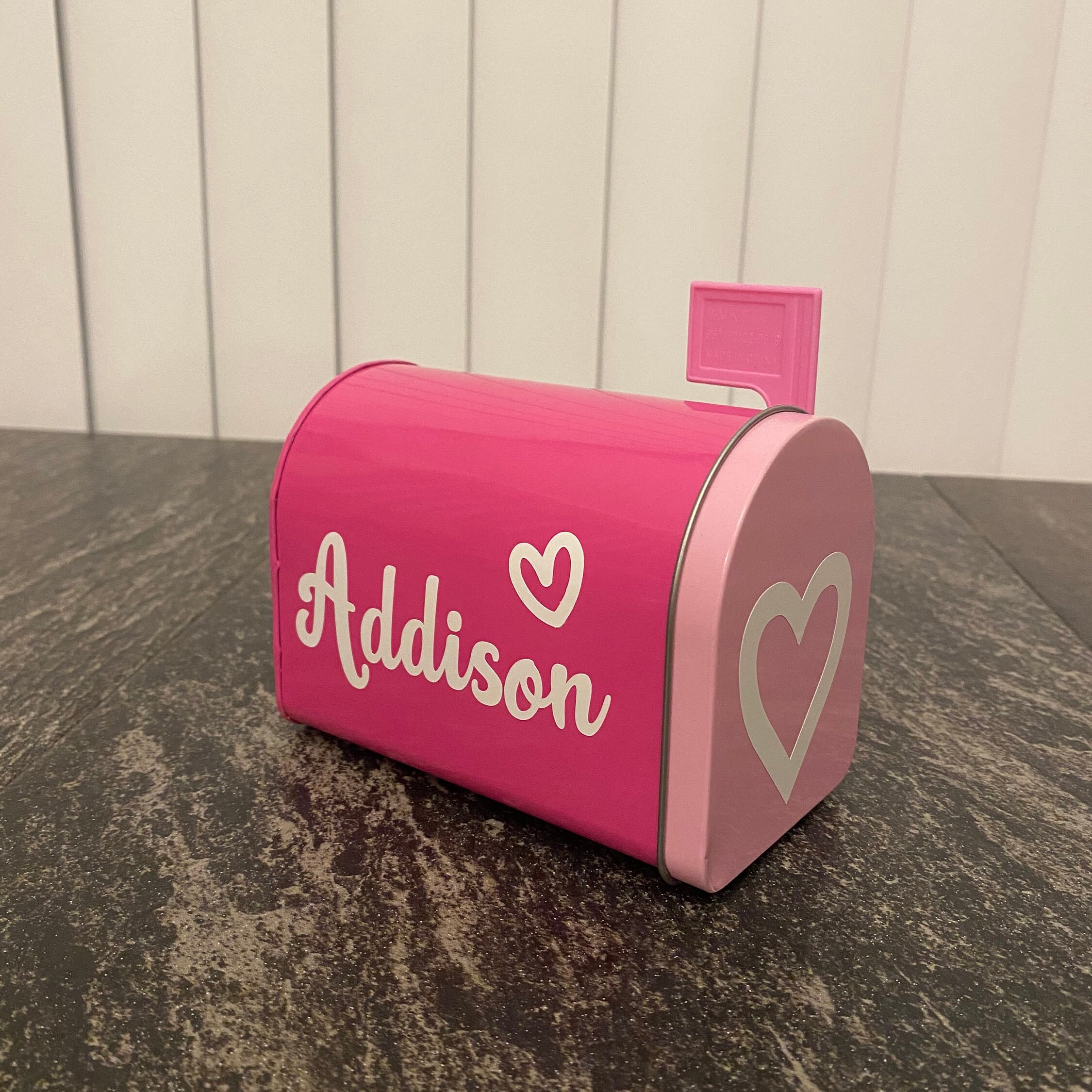 Mini Kid’s Valentine's Day Custom Mailbox, Personalized Kids Mini ...