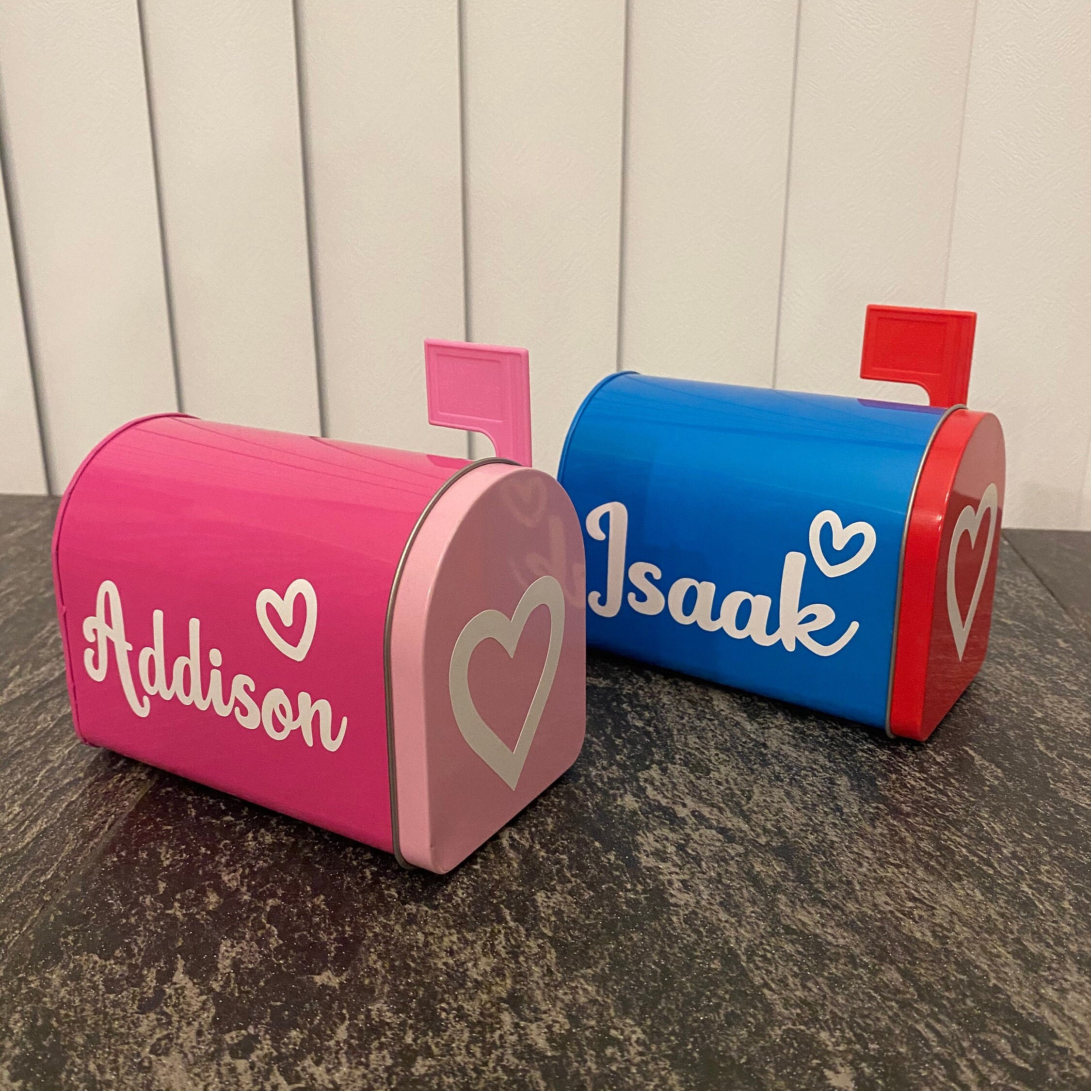 Mini Kid’s Valentine's Day Custom Mailbox, Personalized Kids Mini ...
