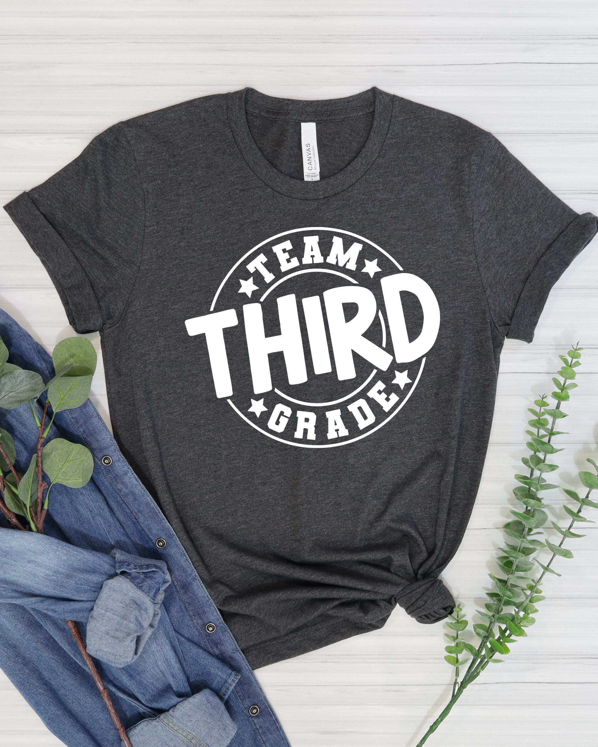 Third Grade Teacher Shirt, 3rd Grade Teacher T-shirt for Back to School ...