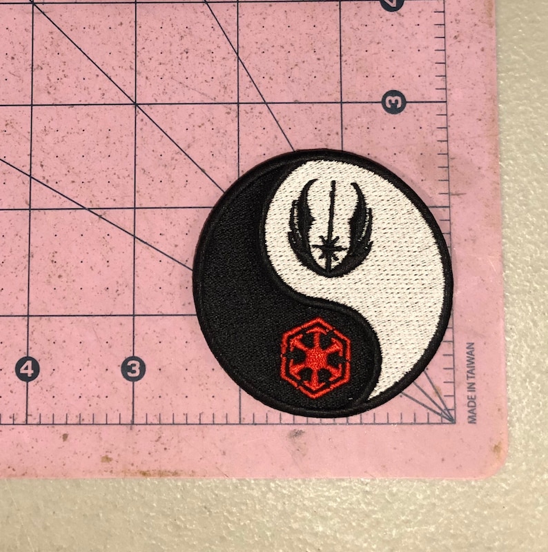 Yin Yang Star Wars Sith / Jedi Order patch | Etsy