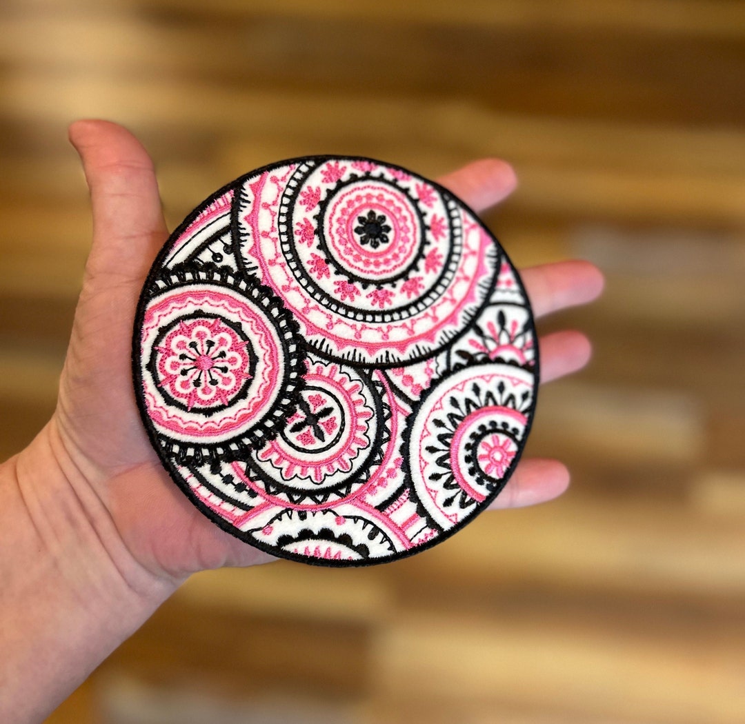 Bohemian Medallion Patch 4.85" - Etsy