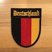German Deutschland Patch - Iron on or Sew on - 100% Embroidered - Etsy