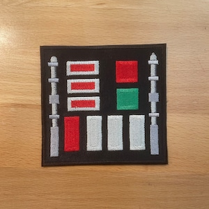 Darth Vader Chest Plate & Belt Patches - Star Wars Iron On - Etsy