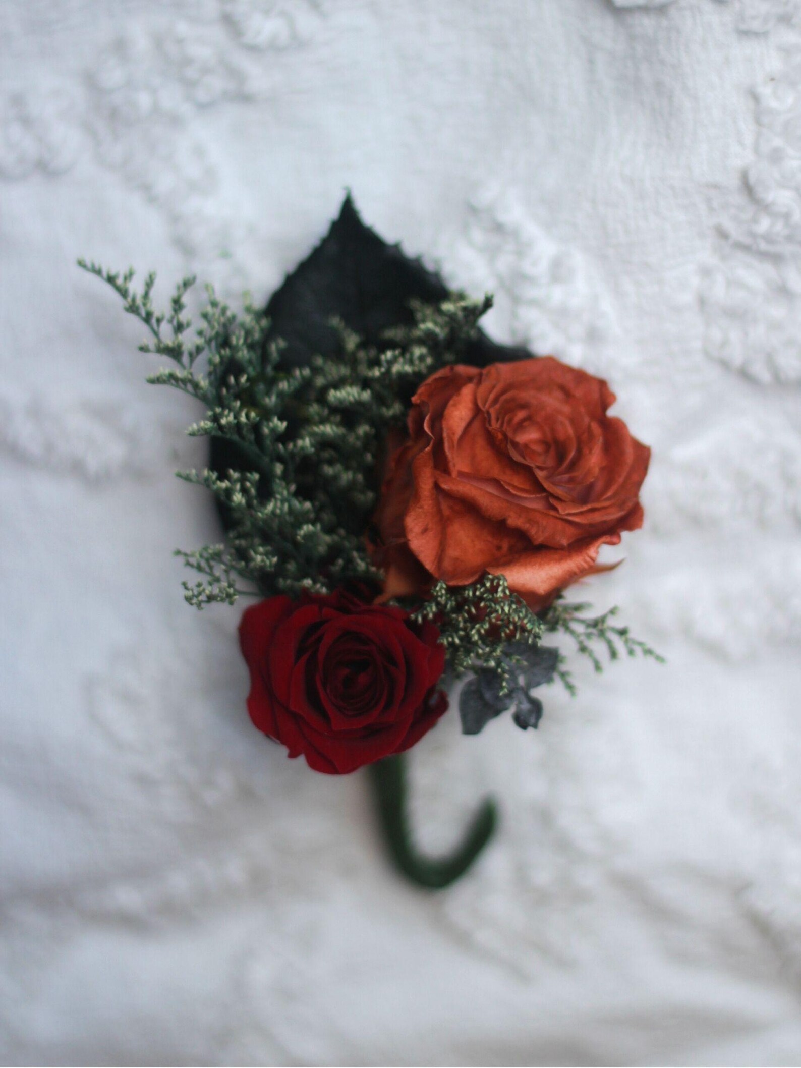 Rust Orange Wedding Bouquet, Terracotta & Burgundy Bridal Bouquet, Fall ...