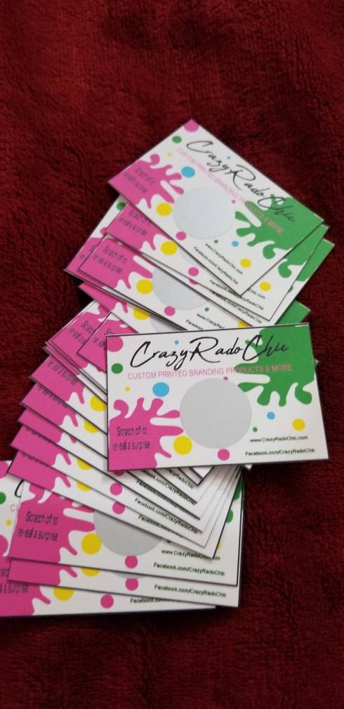 Scratch off Cards Surprise Scratch Off Scratch and Win - Etsy