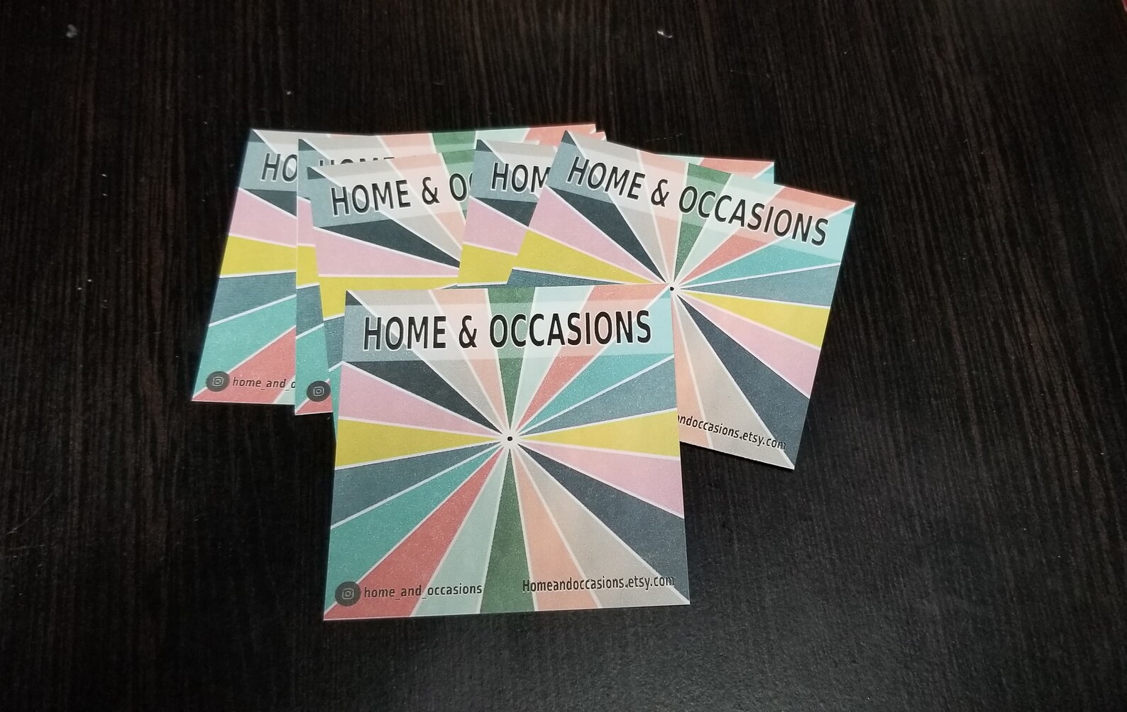 Custom Printed Accessory Cards Display Card 2.75 Pin - Etsy