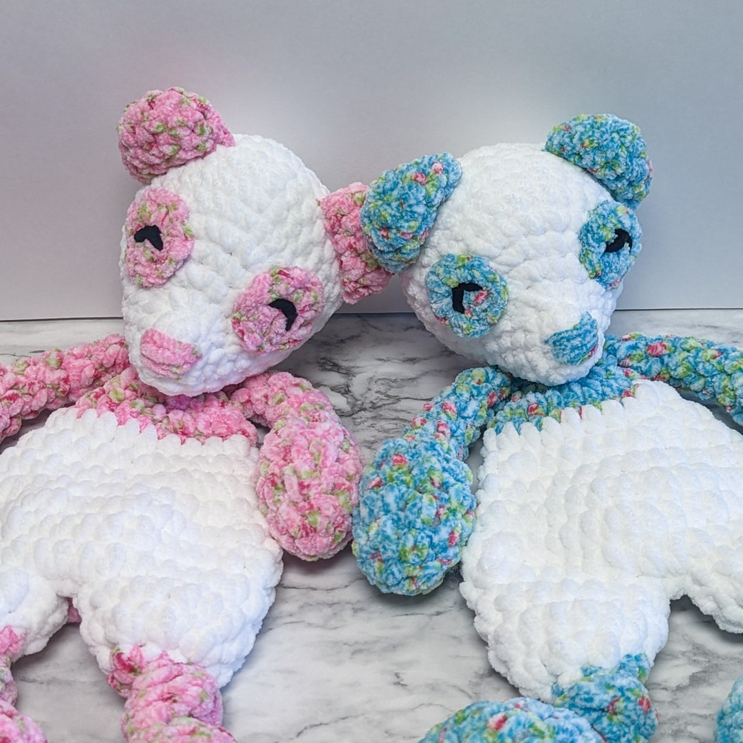 16 Inch Panda Lovey Crochet Panda Snuggler - Etsy