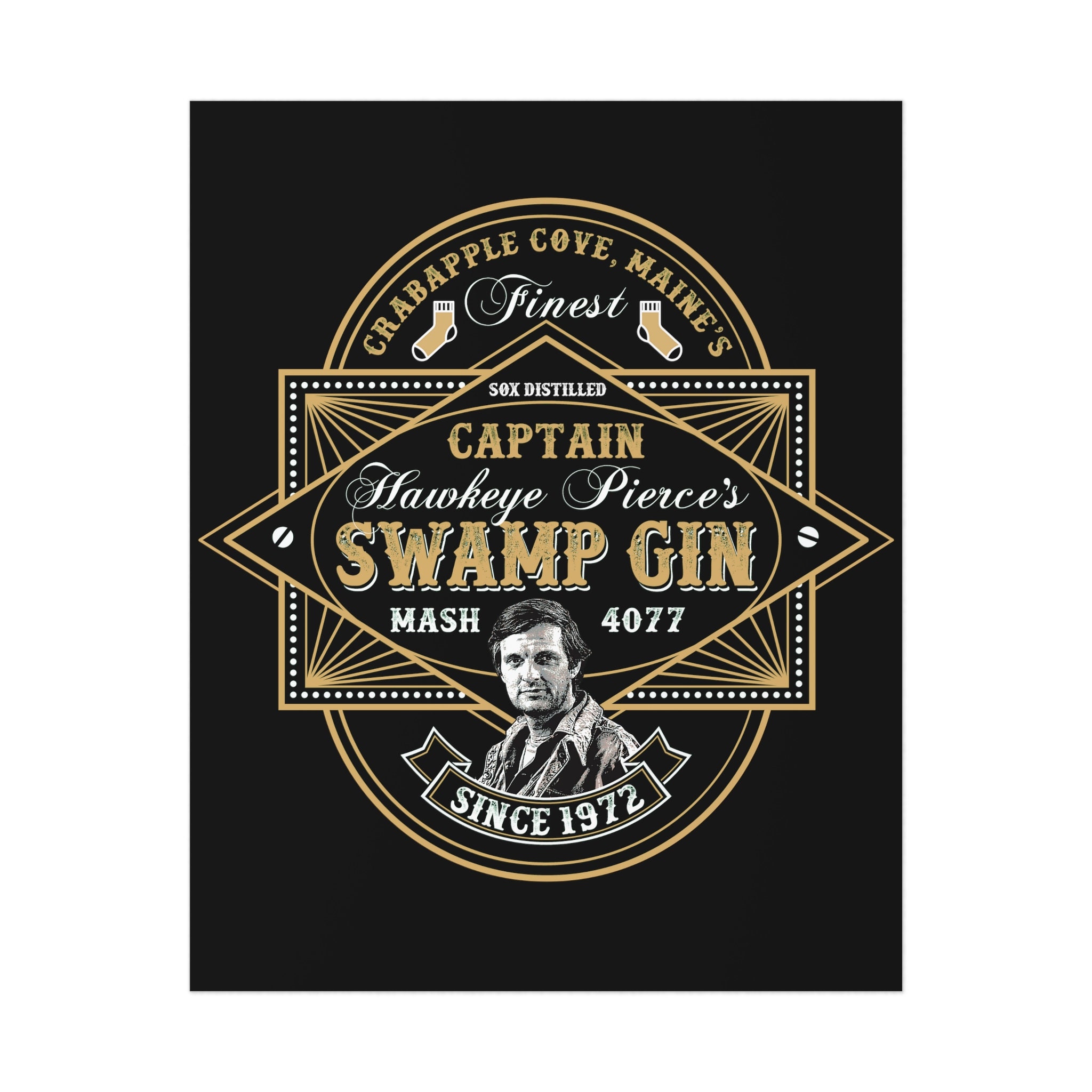 MASH 4077 Swamp Gin Uncoated Posters - Etsy