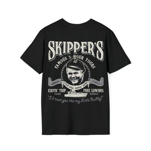 Skipper's Famous 3 Hour Boat Tours Gilligan's Island Front & Back T ...