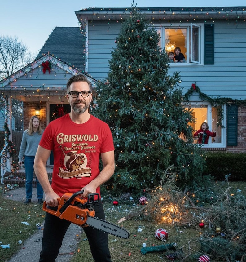 Griswold Squirrel Removal Service Funny Christmas Vacation Tee Shirt ...