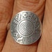 Adjustable Silver Inca Symbols With Spiral Pachamama Ring | Etsy