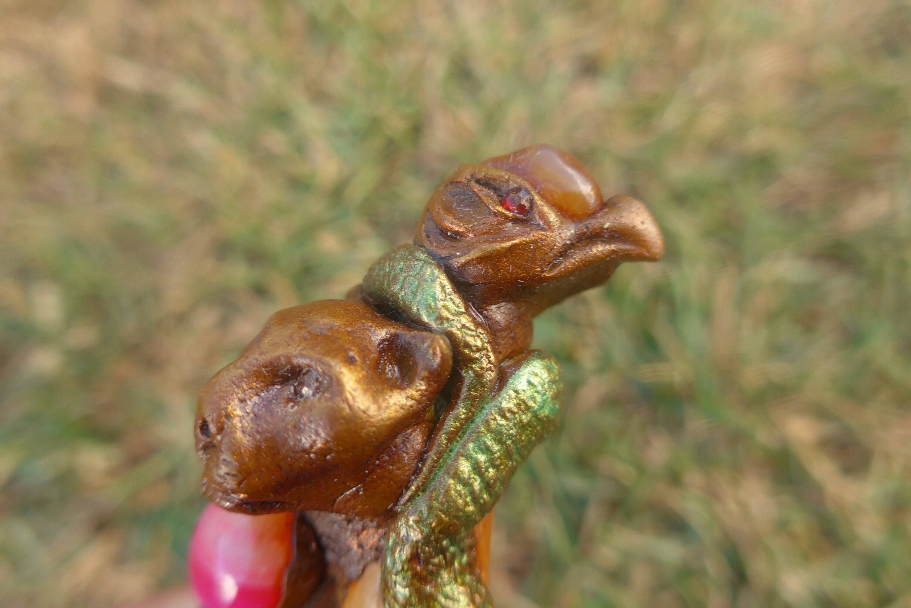 Wood Kuripe With Inka Trilogy Condor Puma Serpent | Etsy