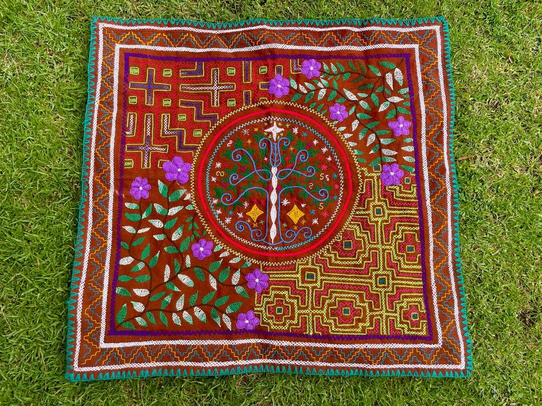 68cm X 66cm Noya Rao Tree Shipibo Altar - Etsy UK