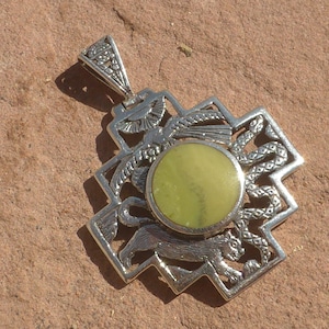 Silver Chakana Pendant With Inka Trilogy Condor Puma Snake - Etsy