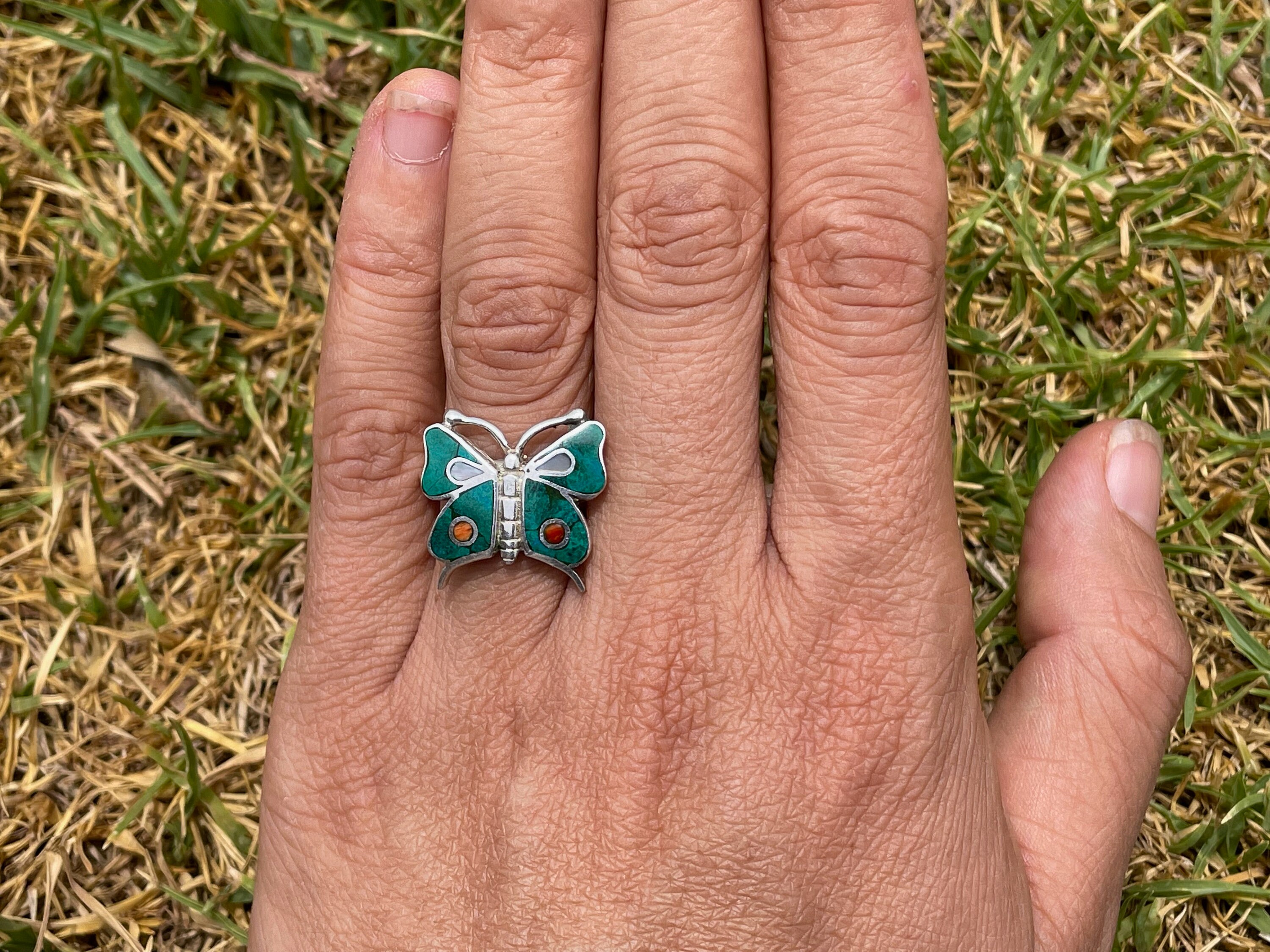 Adjustable Butterfly Ring - Etsy UK