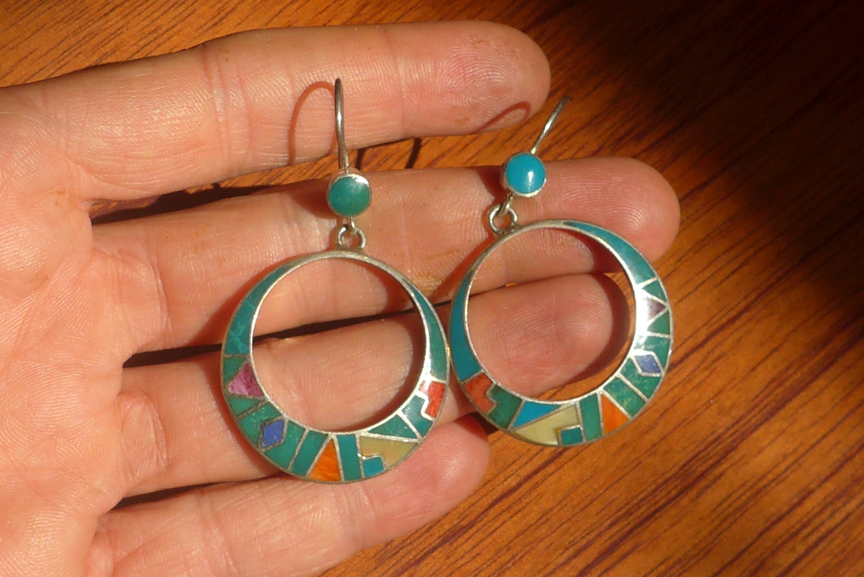 Blue Inca Calendar Jewelry Set | Etsy