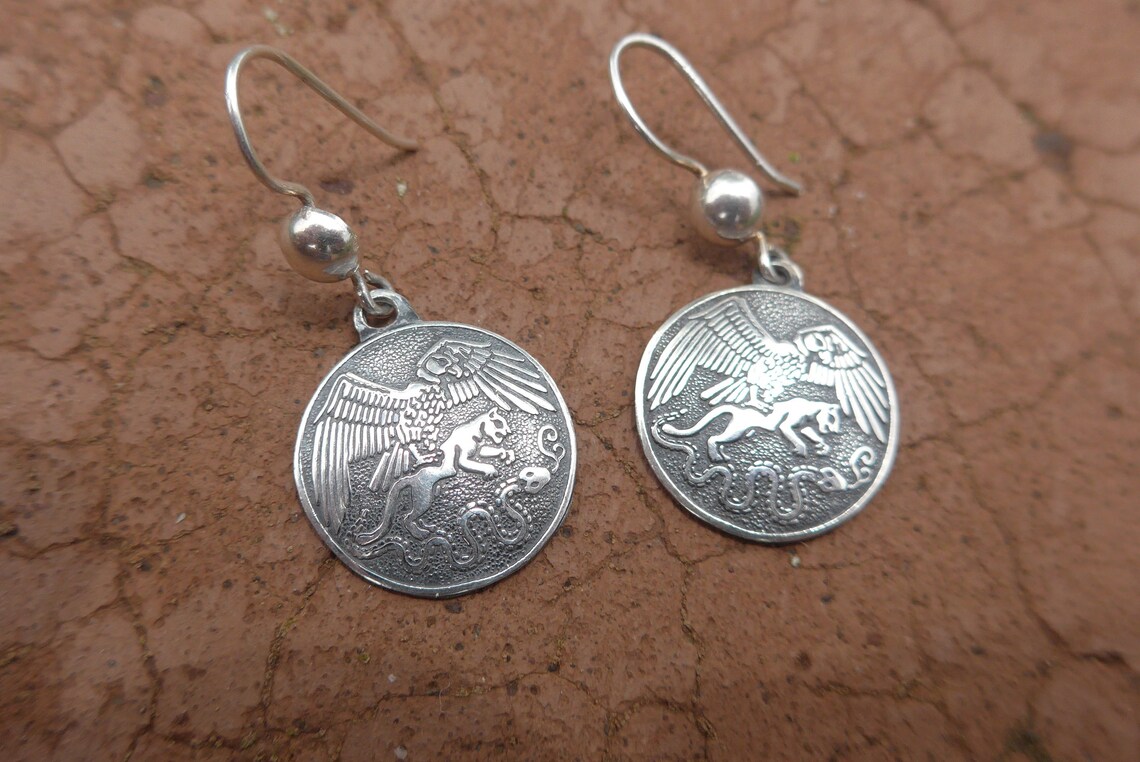 Condor Puma and Snake the Andean Trilogy Earrings | Etsy