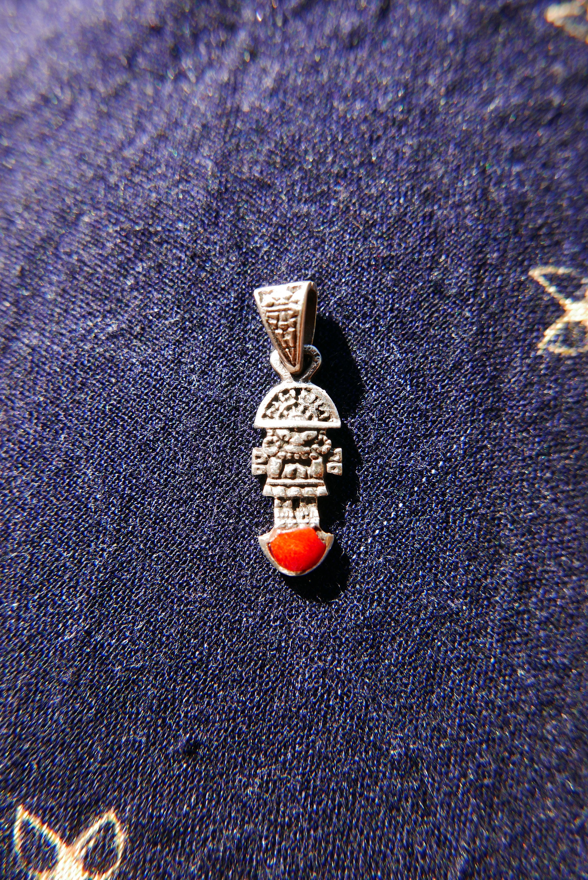 Reversible Healing God Tumi Pendant With Red Spondyllus - Etsy