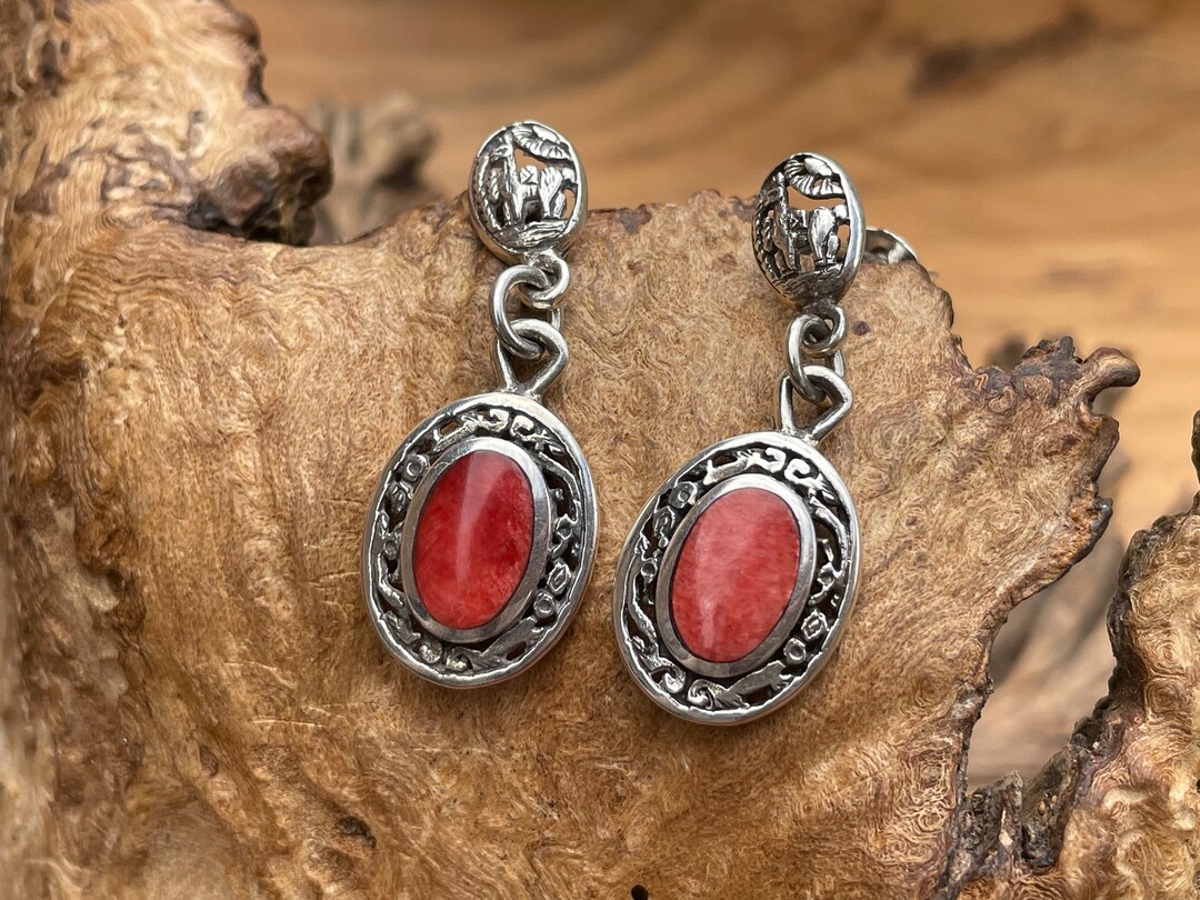 Silver Earrings With Condor Puma and Serpent andean Trilogy - Etsy