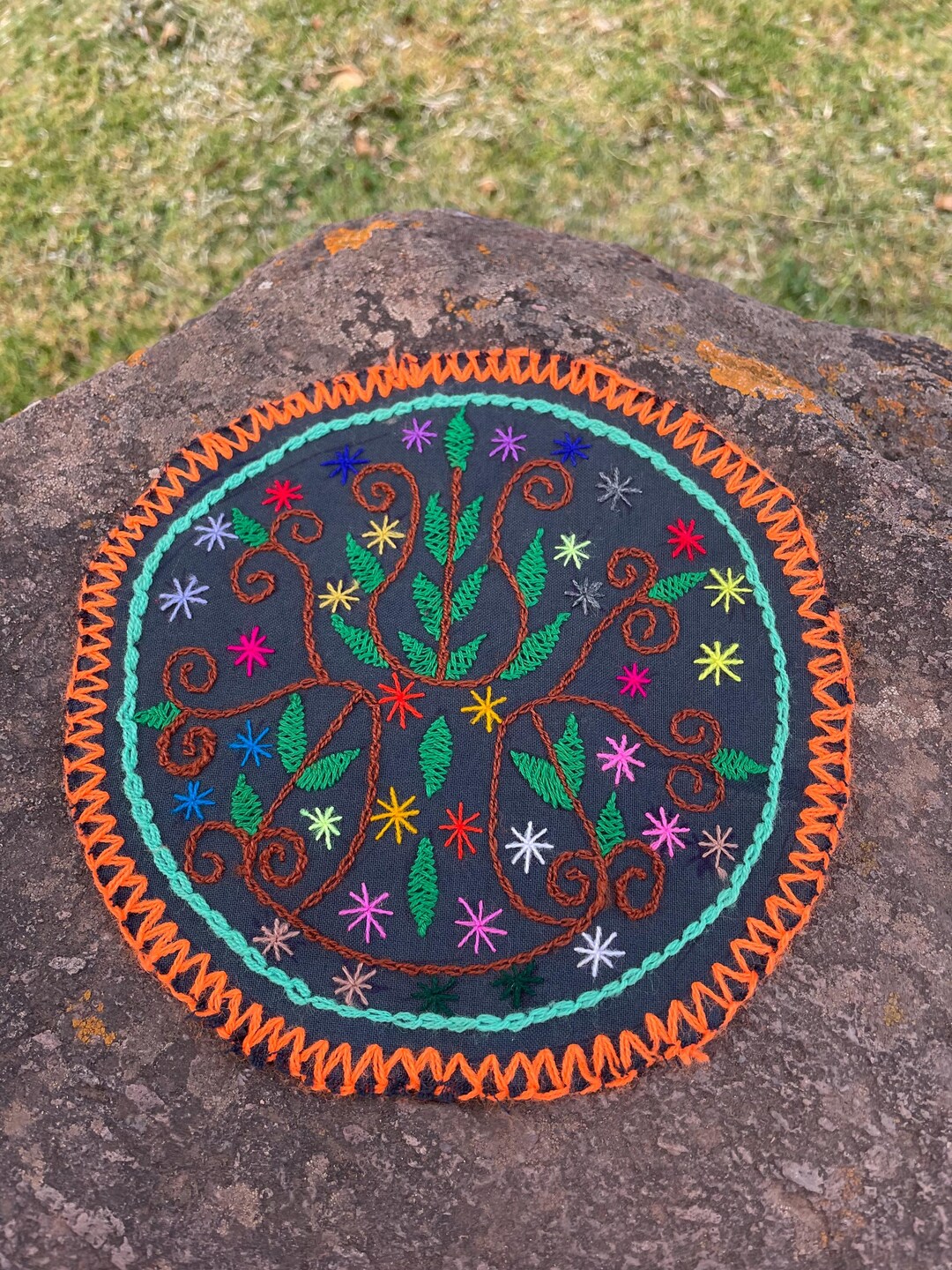 Noya Rao - Shipibo Altar/table Cloth, Embroidery. - Etsy