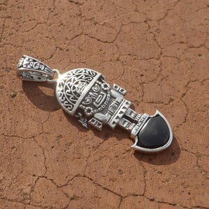 Reversible Healing God Tumi With Onyx Stone - Etsy