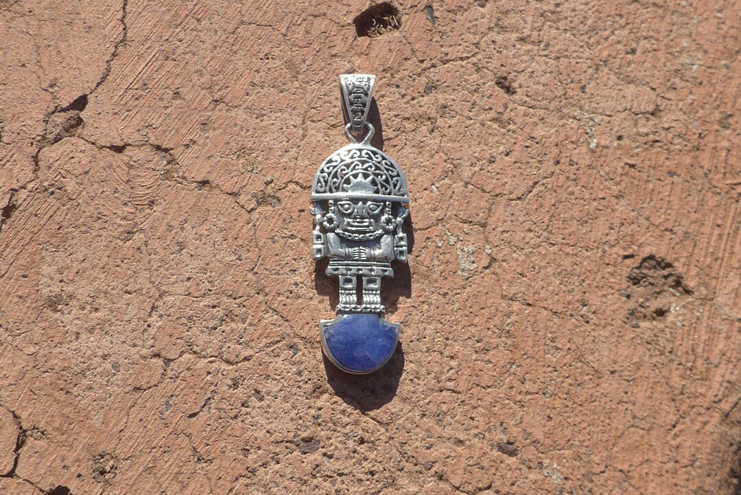 Reversible Healing God Tumi With Lapiz Lazuli Stone - Etsy