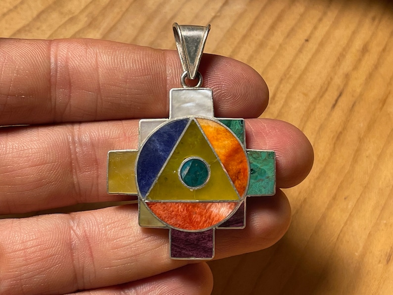 Andean Chakana Pendant - Etsy