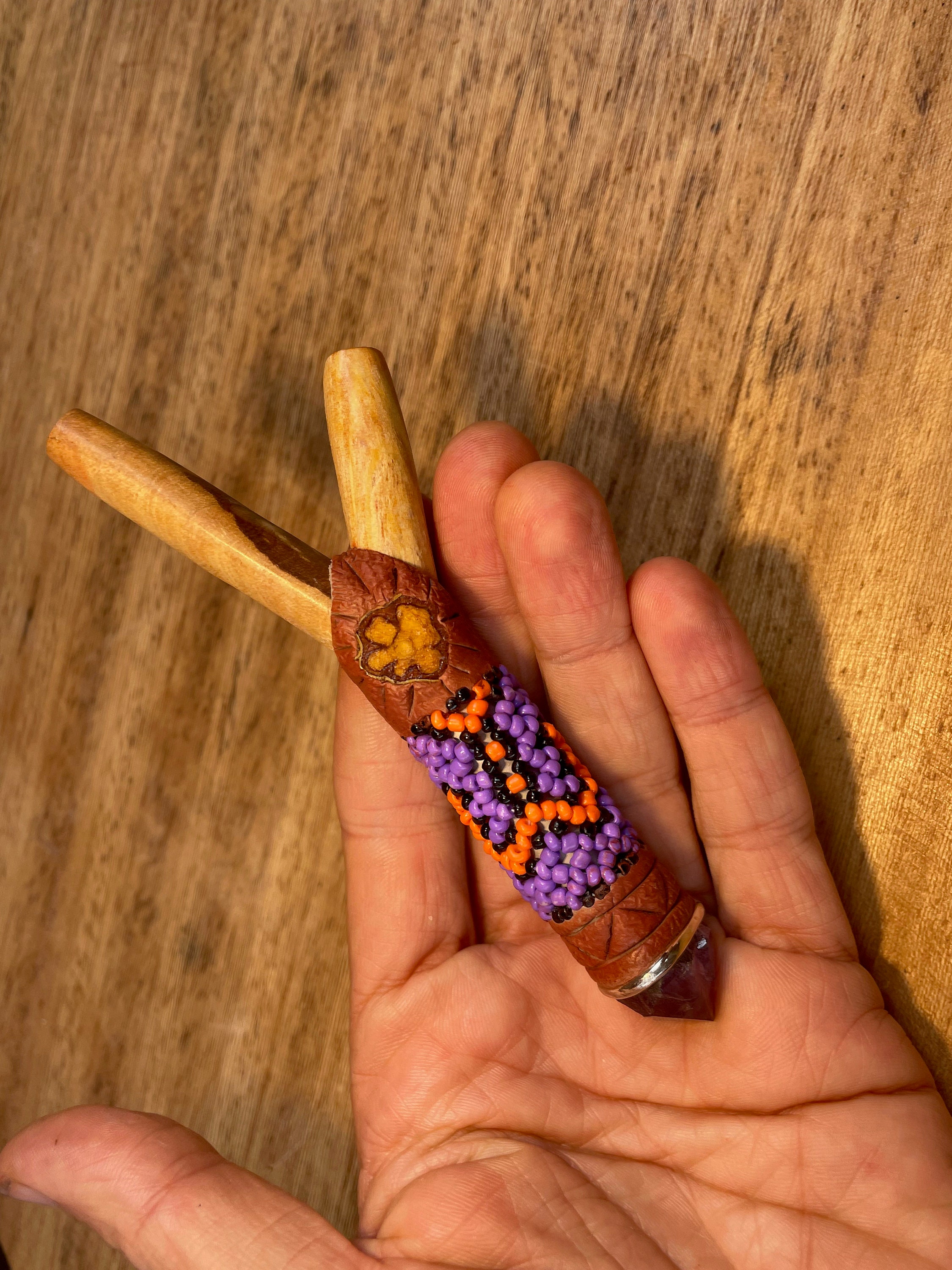 Art & Collectibles Tobacciana Collectibles Palo Santo Wood Kuripe with ...