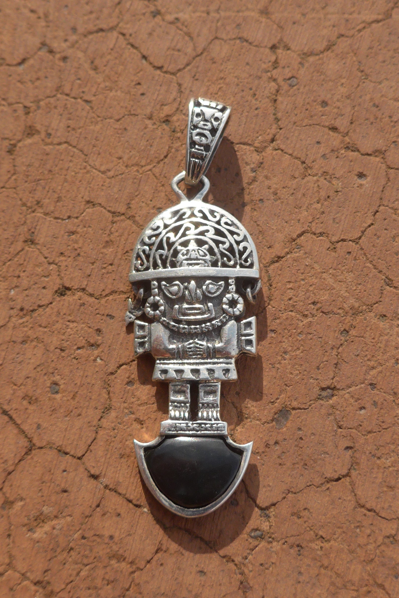 Reversible Healing God Tumi With Onyx Stone - Etsy