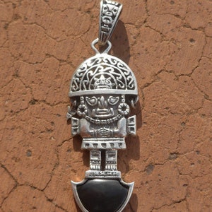 Reversible Healing God Tumi With Onyx Stone - Etsy