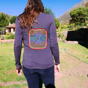 Shipibo Embroidery Long Sleeve Shirt for Women - Etsy