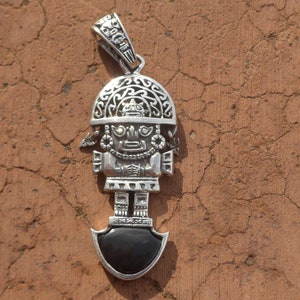 Reversible Healing God Tumi With Onyx Stone - Etsy